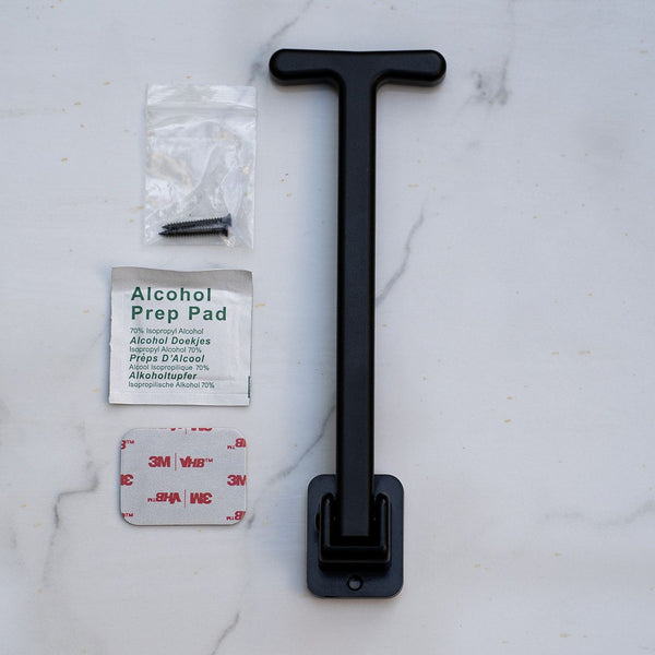 Manual Door Closer, Accessible, Interior or Exterior, Swivels Black AB ...